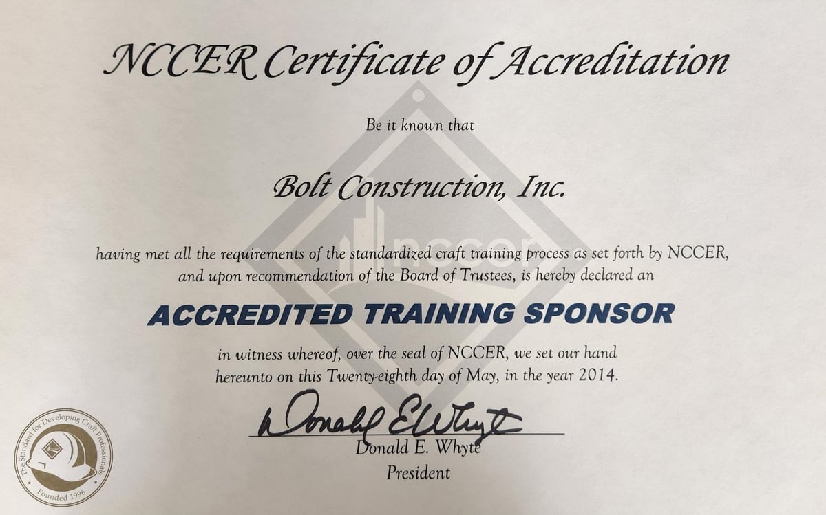 Construction Safety | Bolt Construction